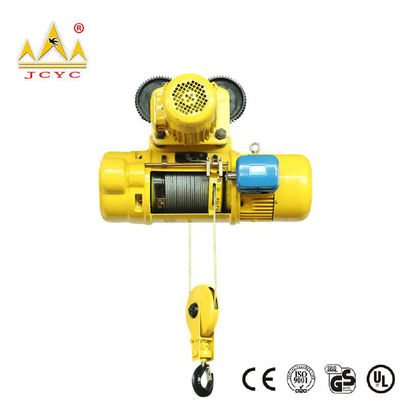 Mobilny elektryczny wciągnik linowy 0,25 - 20 ton CD 220 V - 440 V 3 fazy